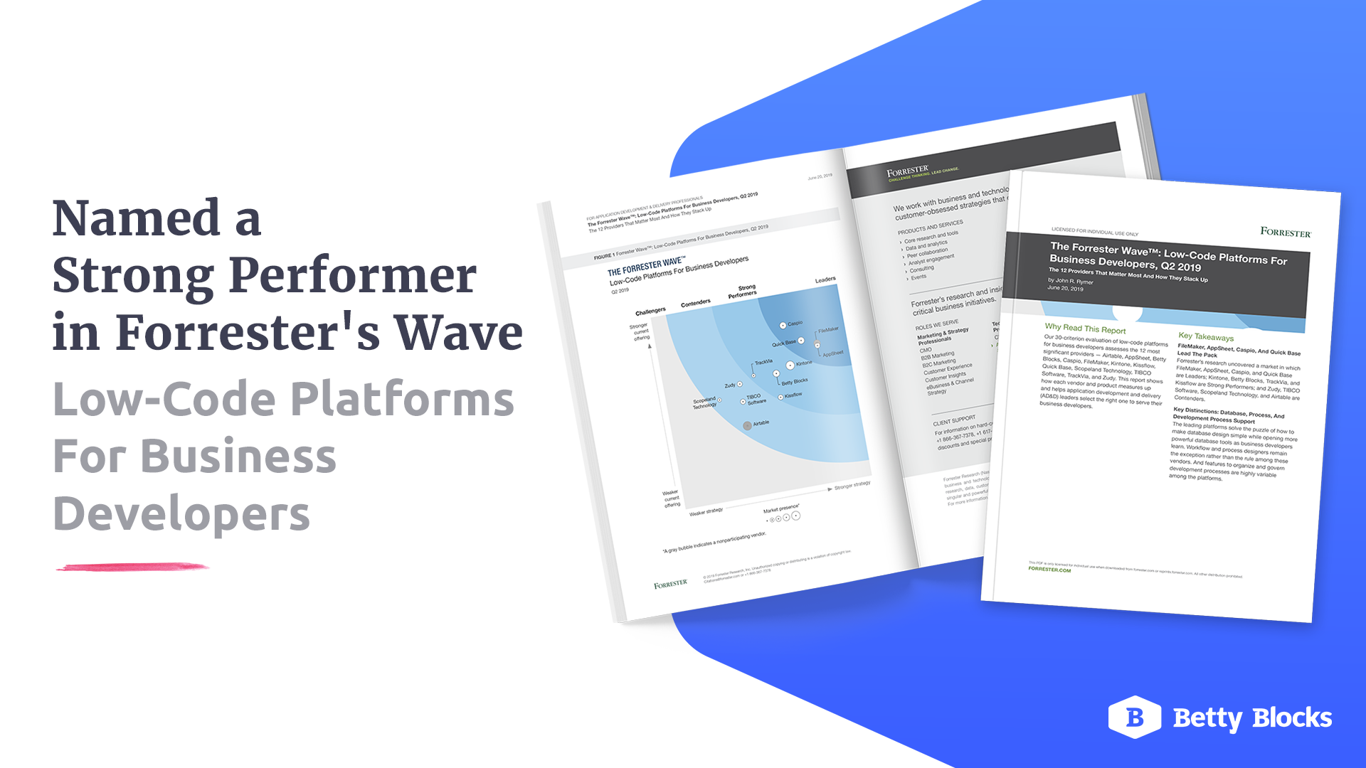 Betty Blocks Named a Strong Performer in Low-Code Platforms for ...