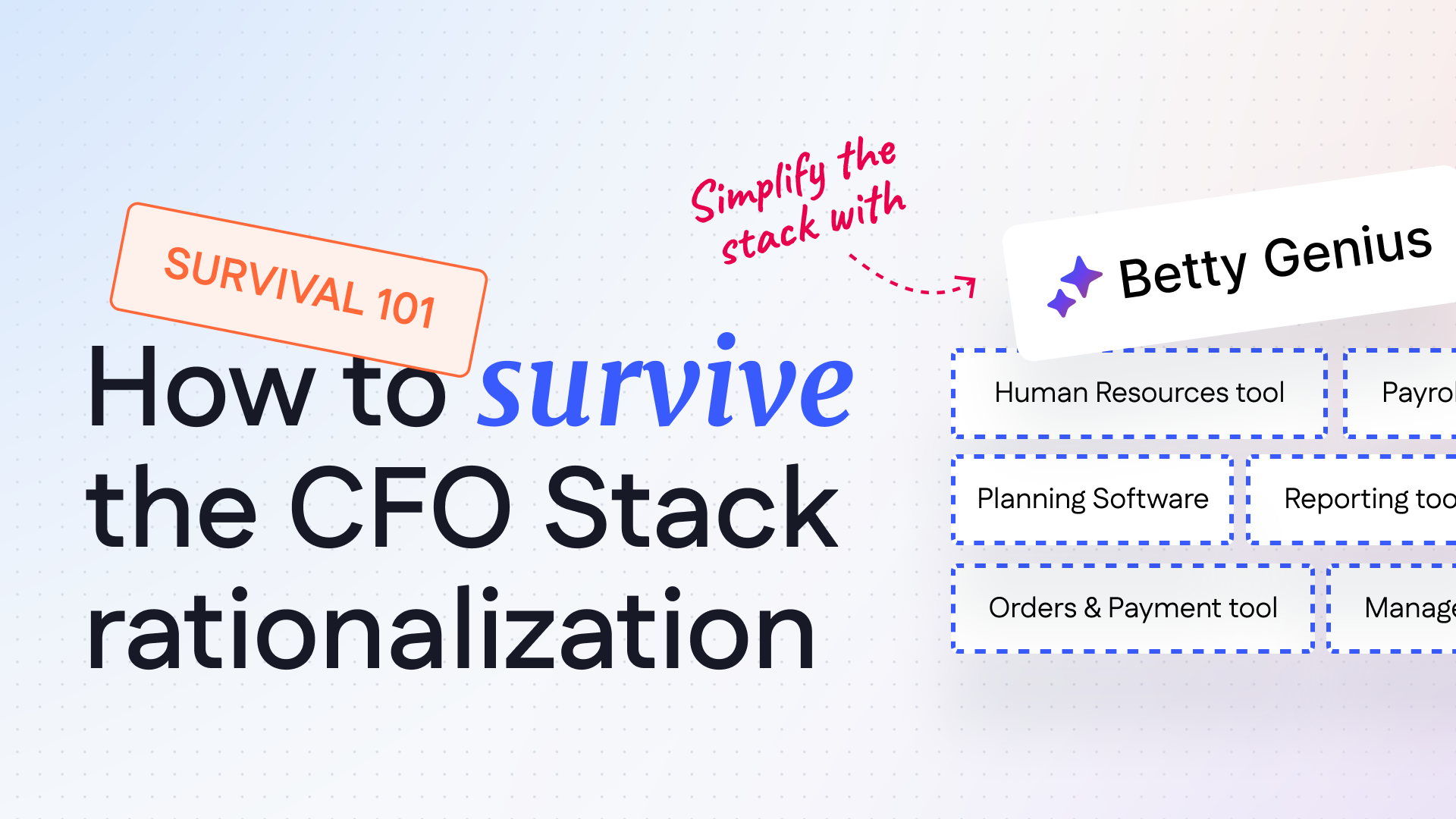 Tech Stack Rationalization From a VP Revenue Perspective, Surviving CFO ...